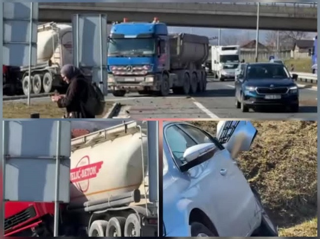 Drama na autocesti A1: Sudar kamiona i automobila izazvao kolaps - Evidentno.ba